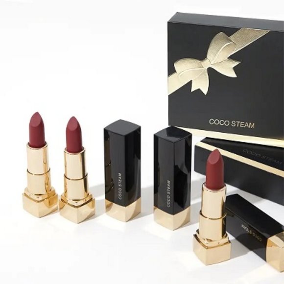 Coco Steam | Makeup | Coco Steam 3 Pc Velvet Matte Lip Stick Gift Set ...
